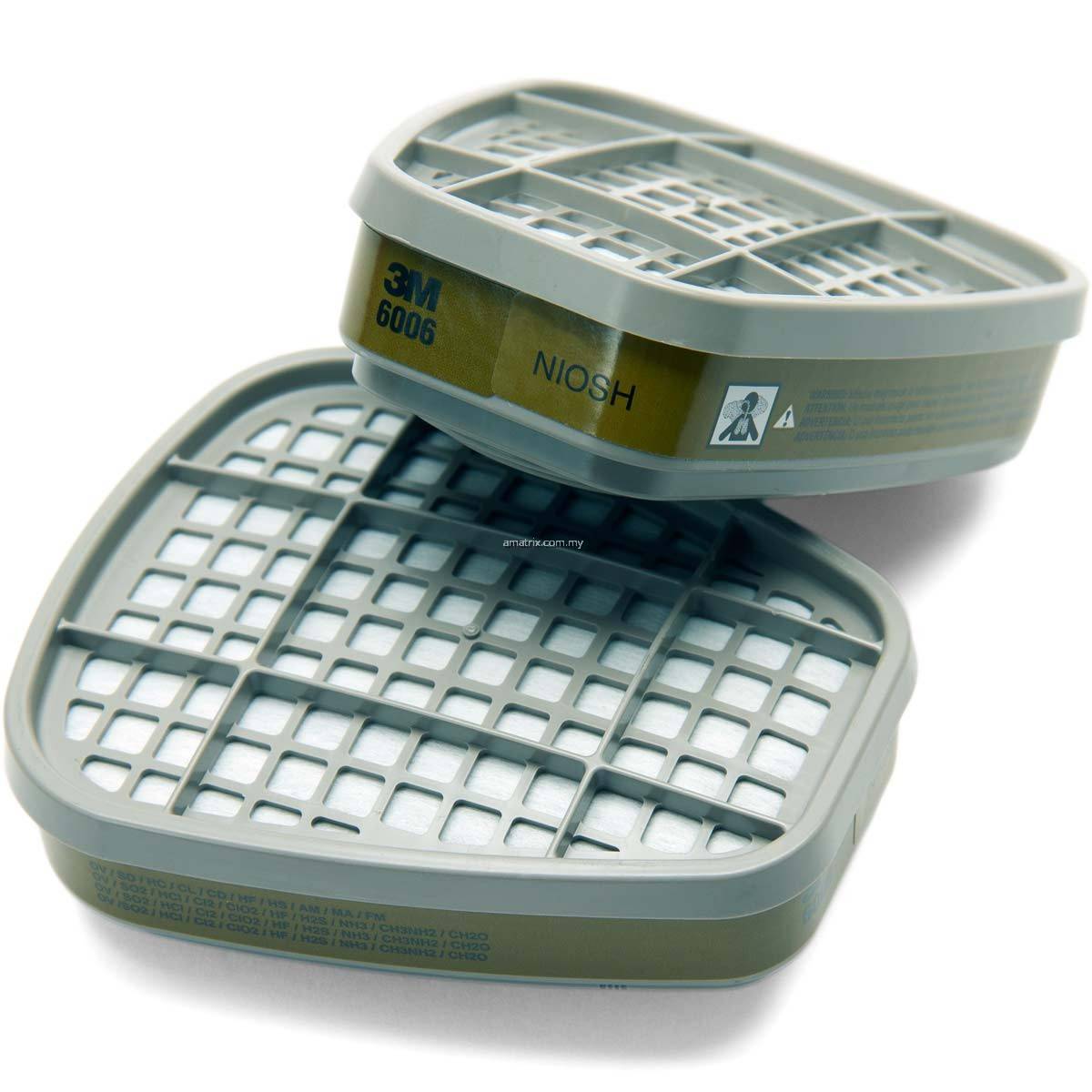 3M 6006 Multi Gas / Vapor Cartridges (2 pcs / pkt)